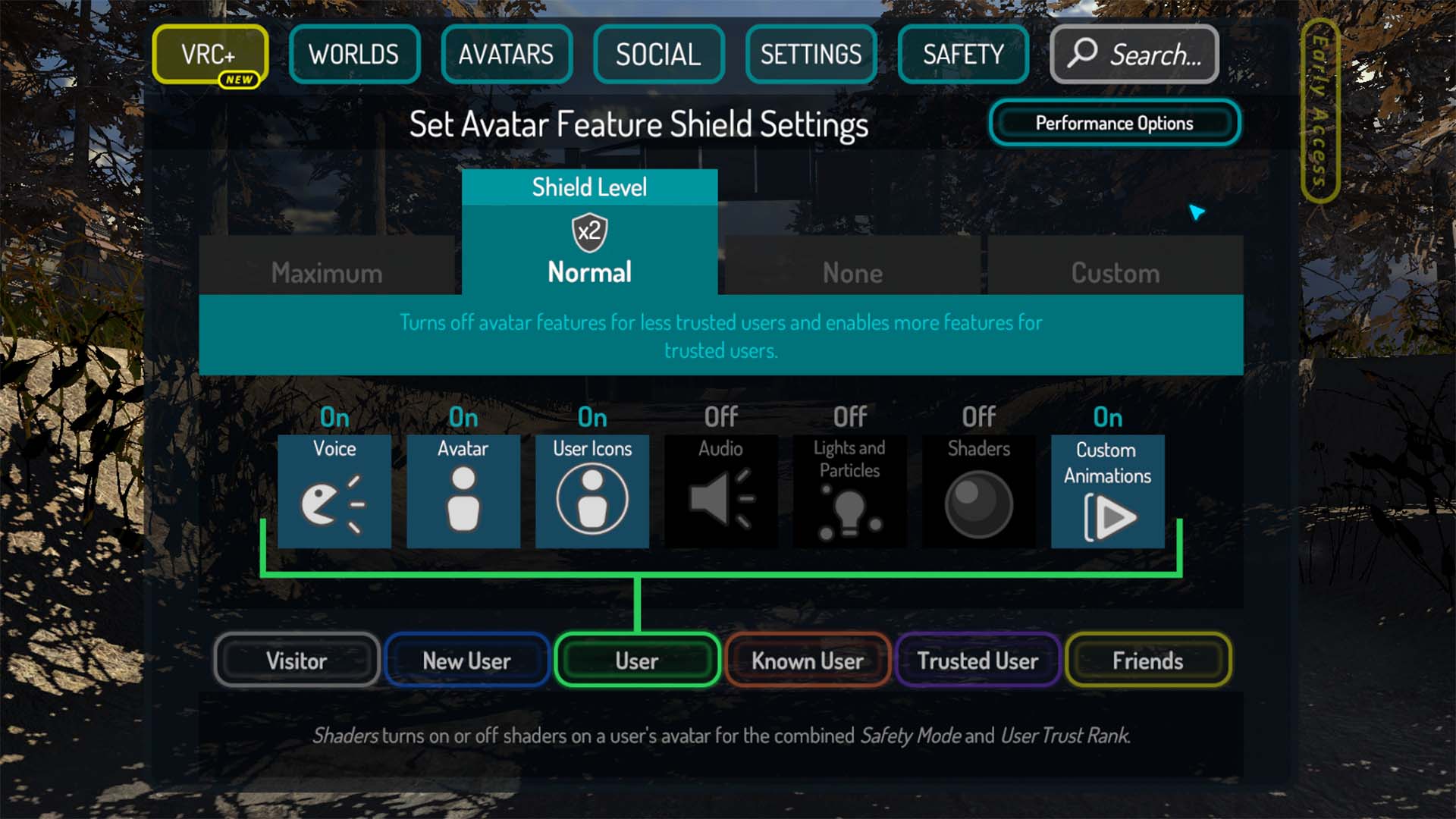 【VRChat】グラフィック設定の違いによる画質比較 | ガジェット好きの趣味blog